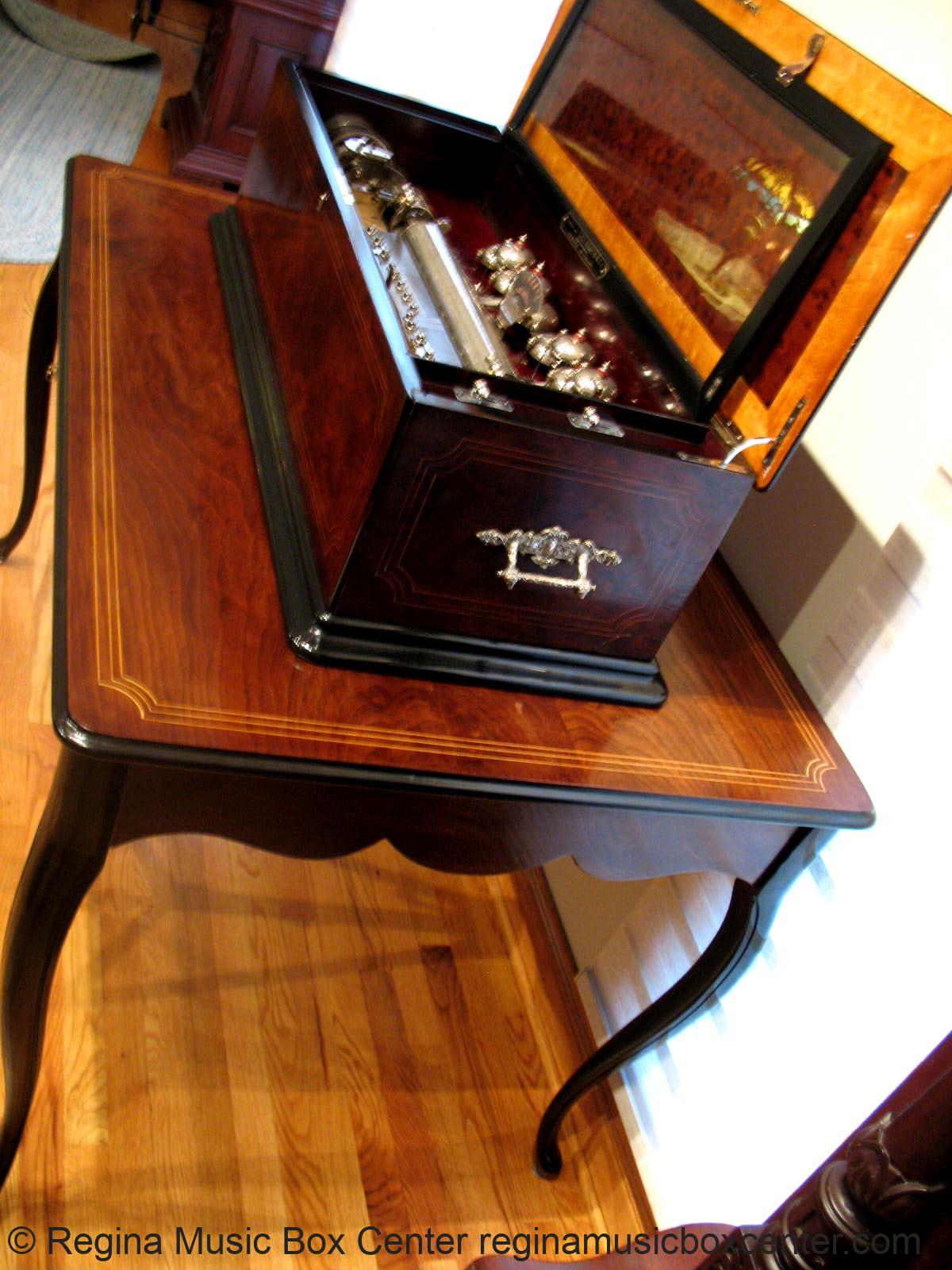 Regina Music Box Center: GEO BAKER INTERCHANGEABLE CYLINDER MUSIC BOX ...