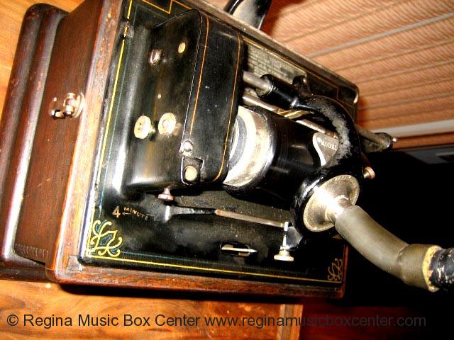 Regina Music Box Center: EDISON FIRESIDE 2/4 MINUTE PHONOGRAPH