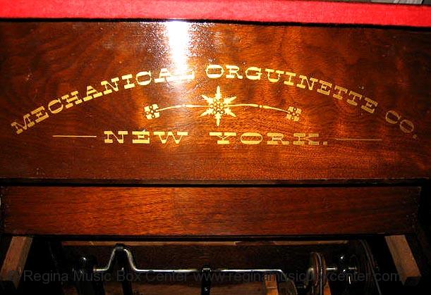 Regina Music Box Center: PAPER ROLL ORGAN MADE BY THE MECHANICAL ...